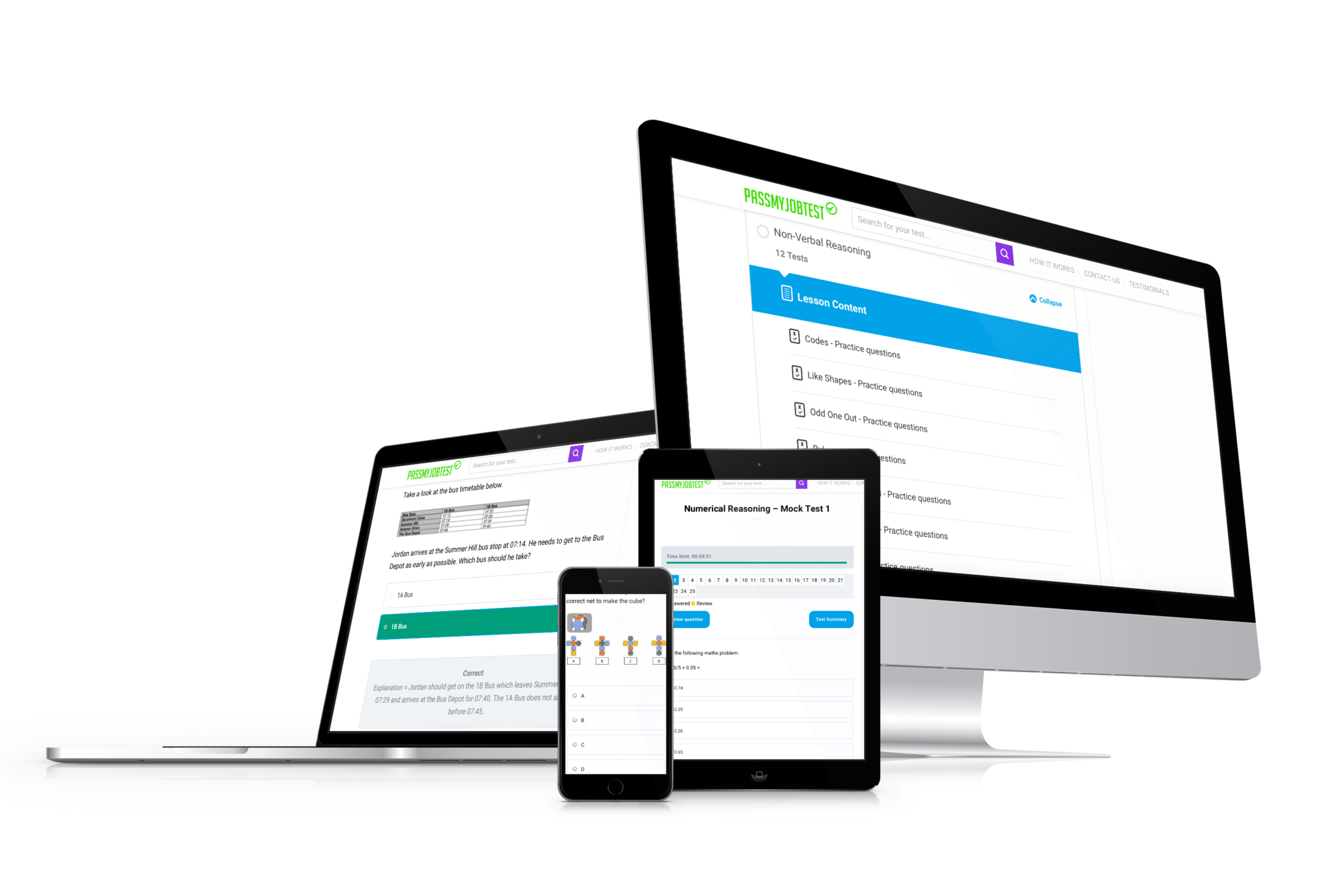 Aptitude Tests: 500 Practice Questions & Answers | PassMyJobTest.com